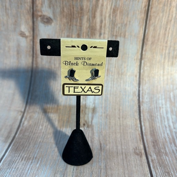 Jewelry | New Texas Black And Silver Boot Earrings Item Phk197 | Poshmark
